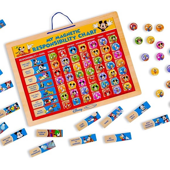 Melissa & Doug | Toys | Melissa Doug Magnetic Disney Chore Chart | Poshmark